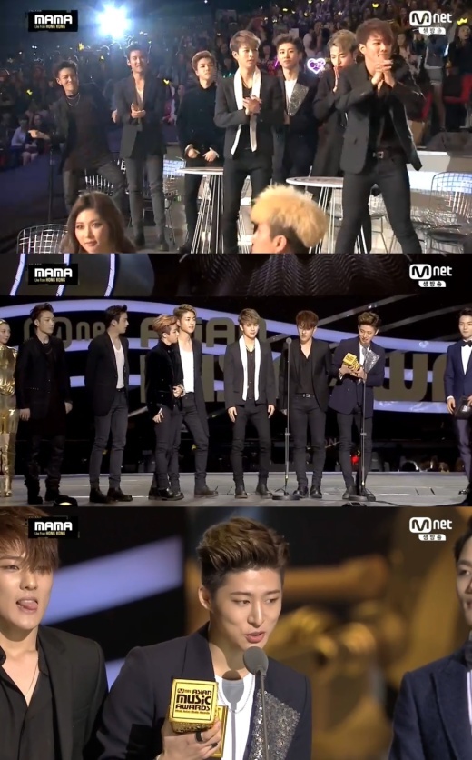 [2015 MAMA] 아이콘, 남자 신인상 수상 “성장할 수 있는 계기” - fn스타