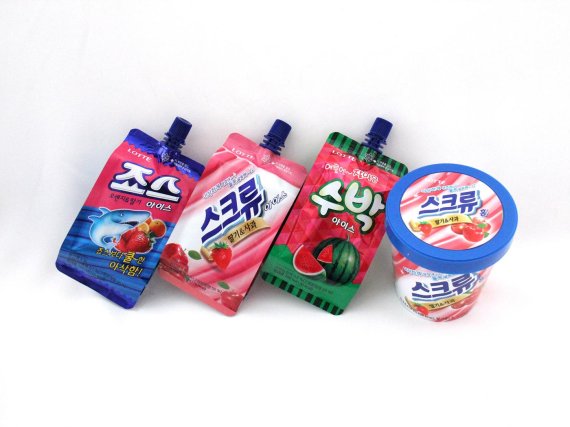롯데제과 죠스바 스크류바 수박바 파우치 형태 시판 파이낸셜뉴스