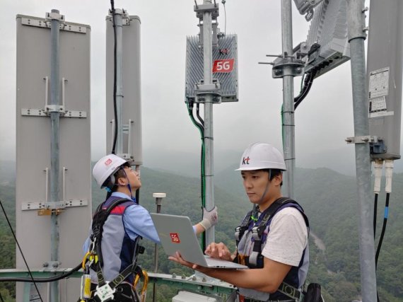 KT, 5G 기지국 6만개 개통 - 파이낸셜뉴스