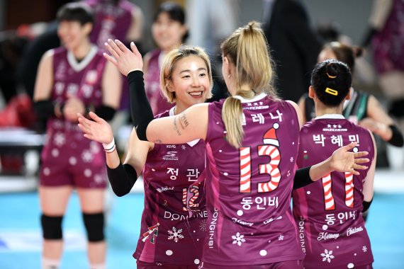 옐레나 25점 KGC, '라셈 고별전' IBK에 3-0 완승 - 파이낸셜뉴스