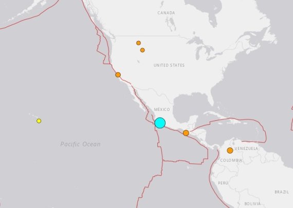 "멕시코 서부 해안서 규모 7.6 강진"-USGS(상보) - 파이낸셜뉴스