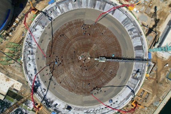 높이 55m·지름 88m 거대 LNG 탱크…SK가스 미래 비전 담는다 - 파이낸셜뉴스