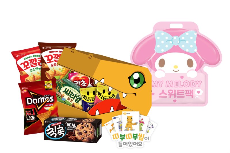 롯데제과 디지몬·마이멜로디 과자세트 출시 파이낸셜뉴스