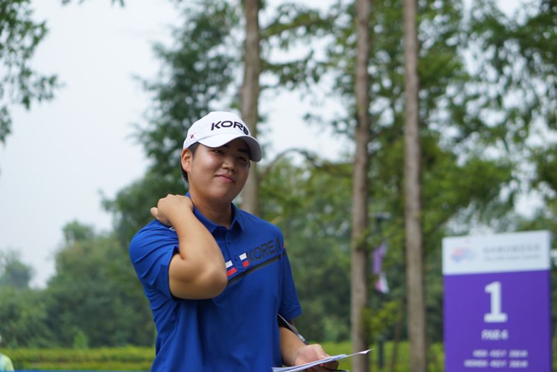 KPGA 이끌 슈퍼스타 탄생하나 … 장유빈 1R 단독선두, 단체전도 한국 선두 [항저우AG] - 파이낸셜뉴스