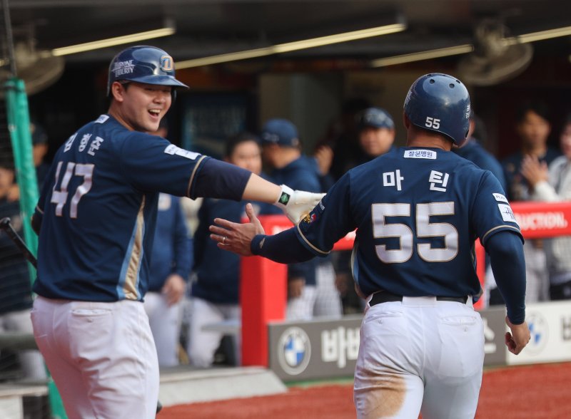 '김성욱 대타 투런포' NC, SSG 제압…PO행 87.1% 확률 잡았다[준PO1] - 파이낸셜뉴스