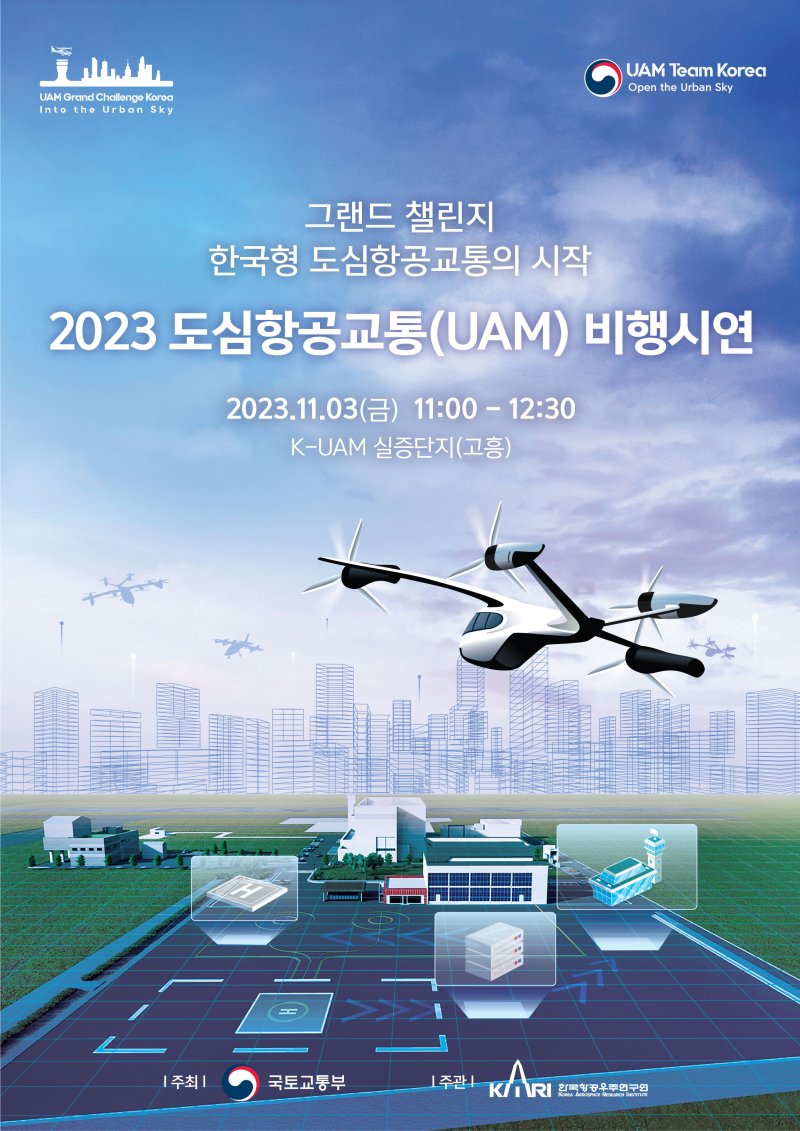 기체부터 버티포트까지 K-UAM 비행시연…2025년 상용화 성큼 - 파이낸셜뉴스