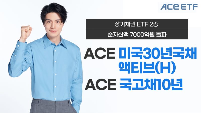 한투운용 '韓·美 장기채 투자' ACE ETF 2종, 순자산 7000억 돌파 - 파이낸셜뉴스