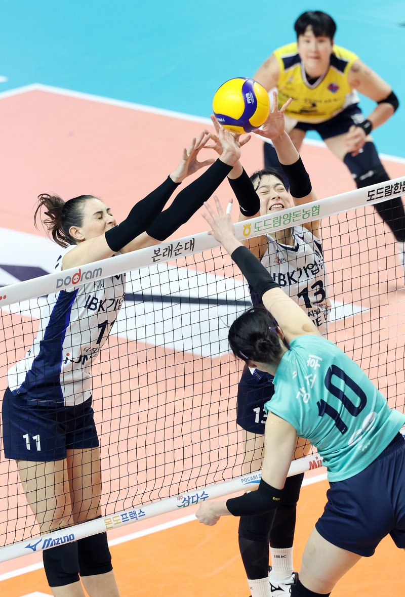 '실바 35점' GS칼텍스, IBK기업은행 제압…남자부 KB손보 11연패 - 파이낸셜뉴스