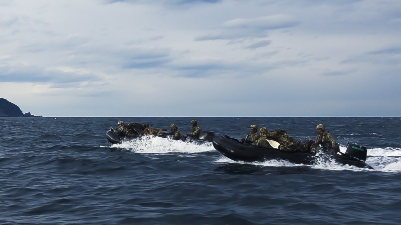 해군특수전전단 특전요원(UDT/SEAL) 적진 해안침투 훈련 [뉴시스Pic] - 파이낸셜뉴스