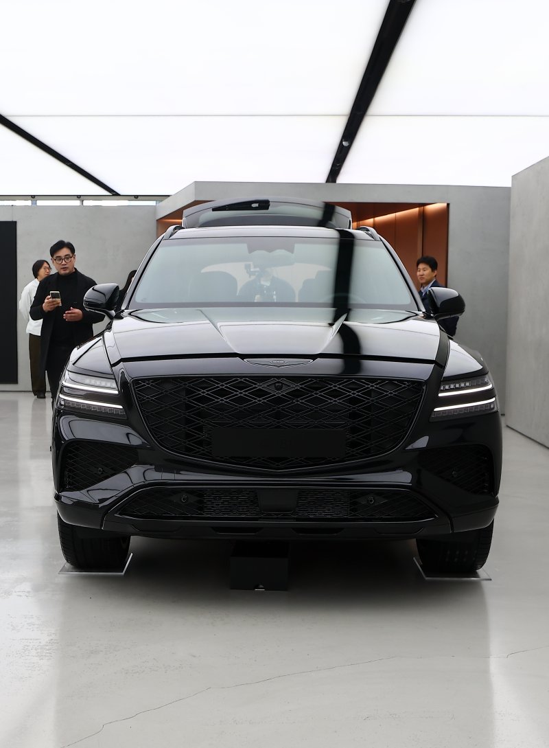 '고급스러운 올블랙' 제네시스 GV80 블랙 공개 [뉴시스Pic] - 파이낸셜뉴스