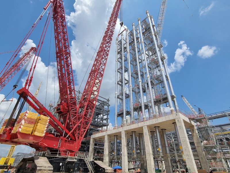 DL이앤씨, 미국 GTPP 플랜트 현장서 핵심기기 설치 완료 - 파이낸셜뉴스