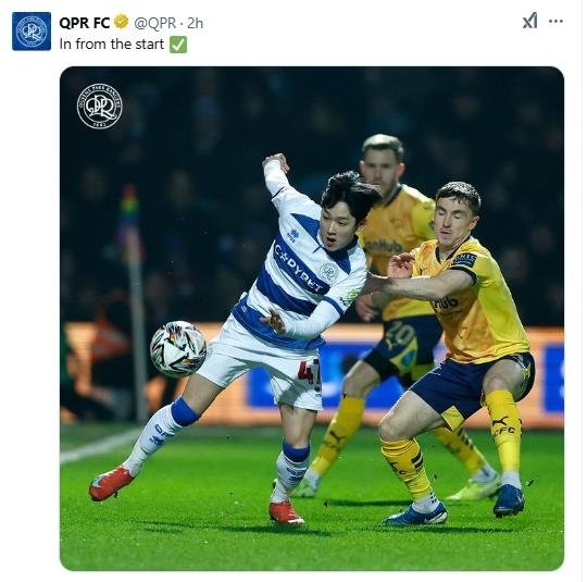 양민혁, 英프로축구 선발 데뷔전서 1호 도움…QPR 완승에 한몫 - 파이낸셜뉴스