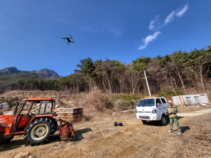 "무단출입? 꼼짝마!" 가야산국립공원, 첨단 드론 에어-레인저 운영 - 파이낸셜뉴스