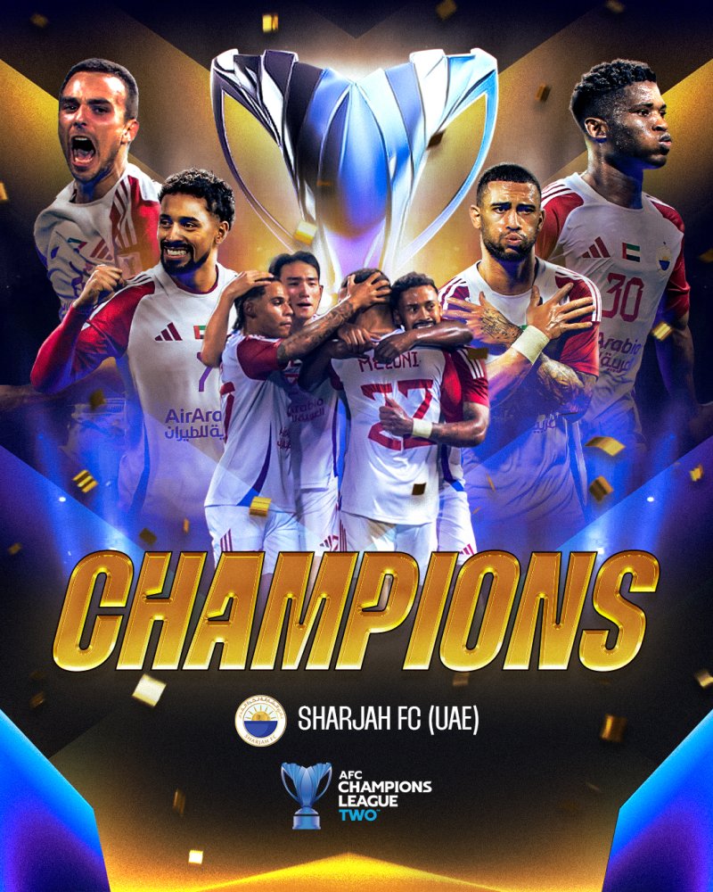 '조유민 풀타임' 샤르자, ACL2 우승…서울, 어부지리로 ACLE 본선행 - 파이낸셜뉴스