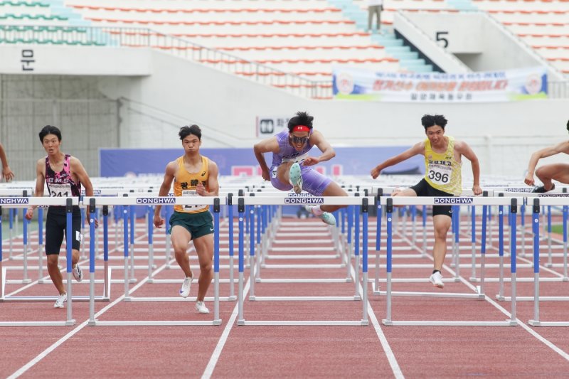 이민혁, 종별육상 남고부 110m 허들서 대회신기록으로 우승 - 파이낸셜뉴스